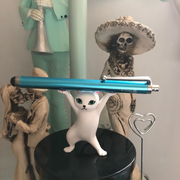 Accents | Fabulous Dancing Cat Stand In White New | Poshmark